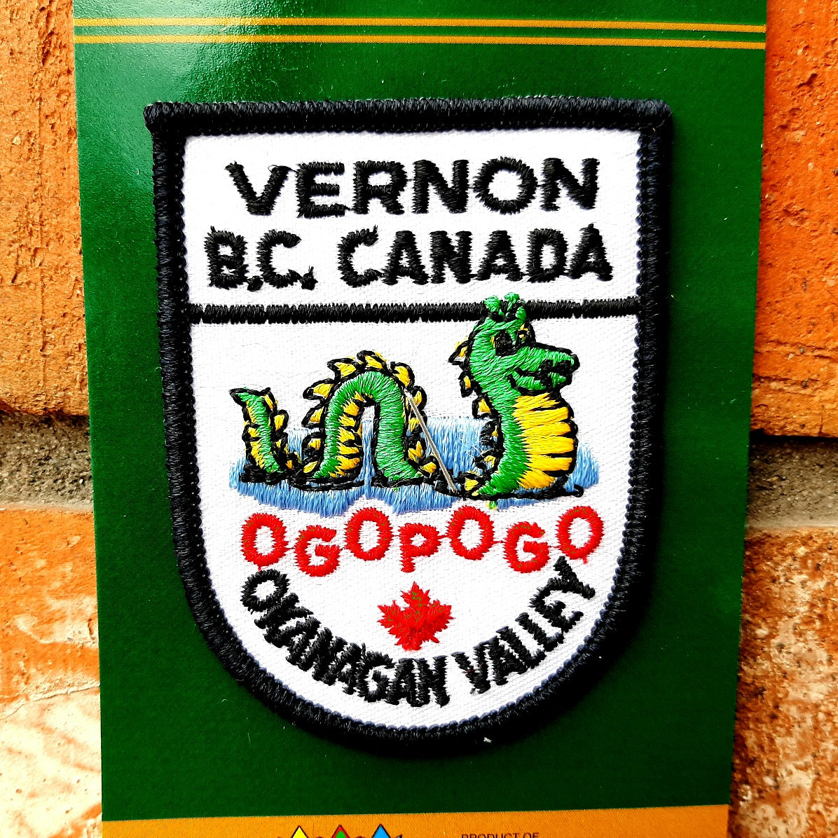 Vernon Ogopogo patch B.C. Canada – OGOPOGO GIFTLAND KELOWNA